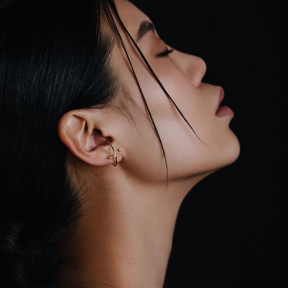 Needle Orbit Earring – Yū|Mono